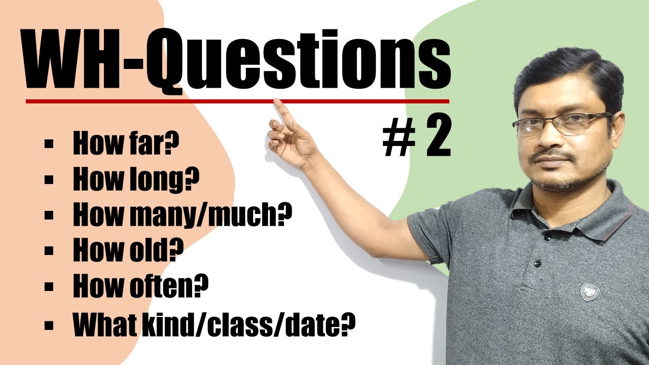 WH Question কিভাবে করতে হয়? WH Questions for class 5 || Part 2 ...