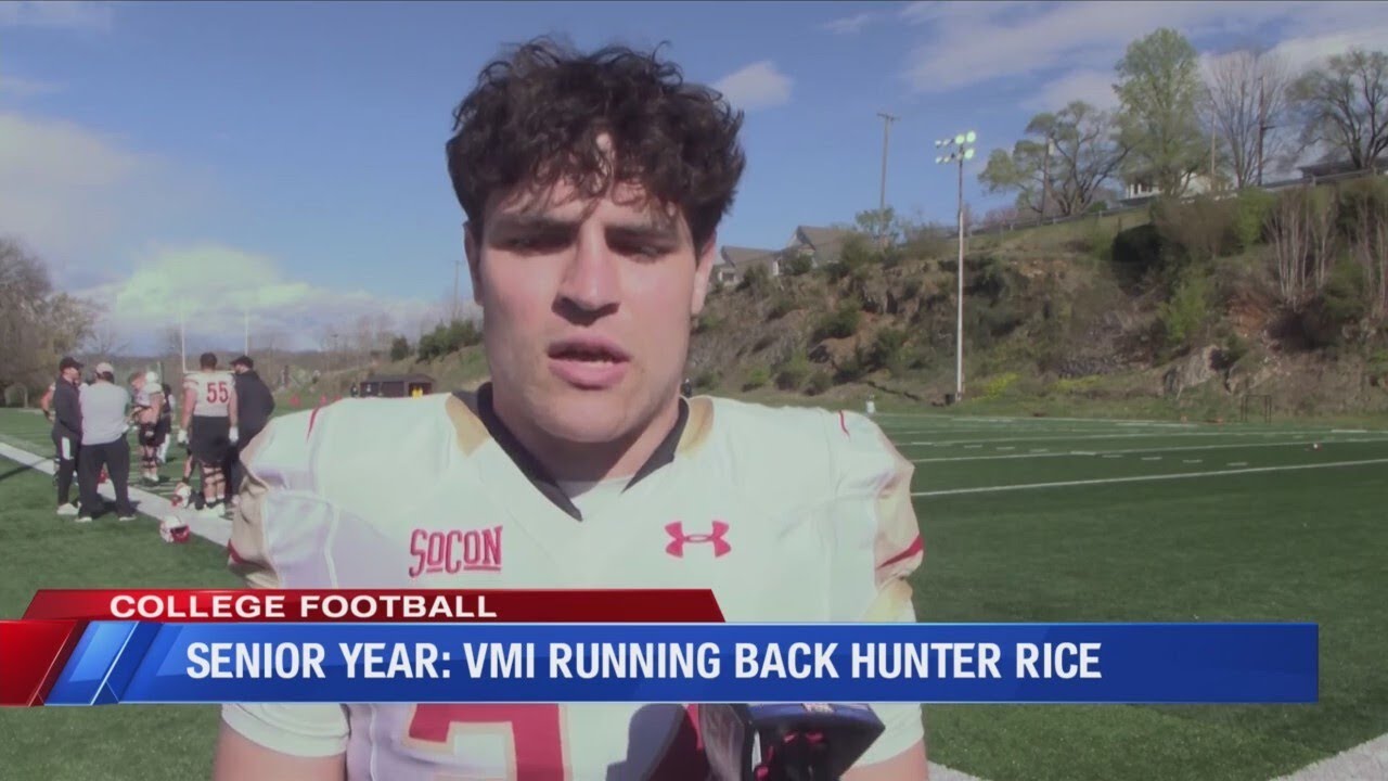Former Lord Botetourt & current VMI football player Hunter Rice expects ...