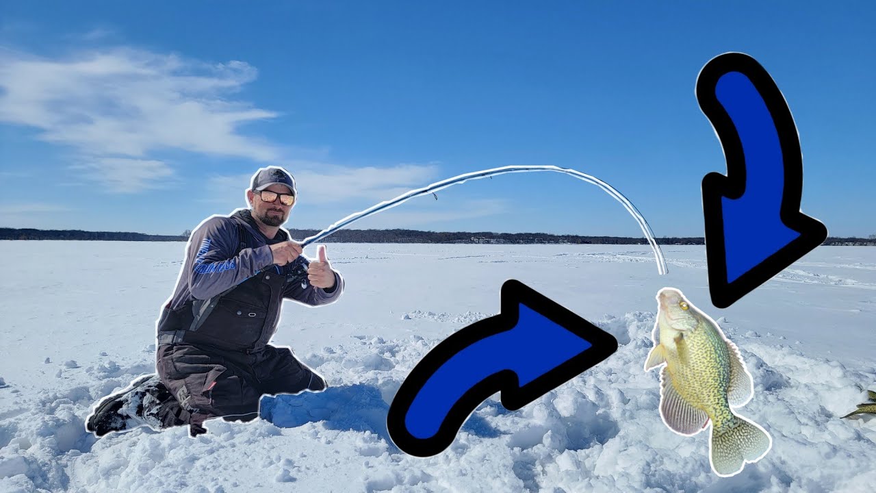 I Took a 7 Foot Rod Out Ice Fishing for Big Crappies!! - YouTube