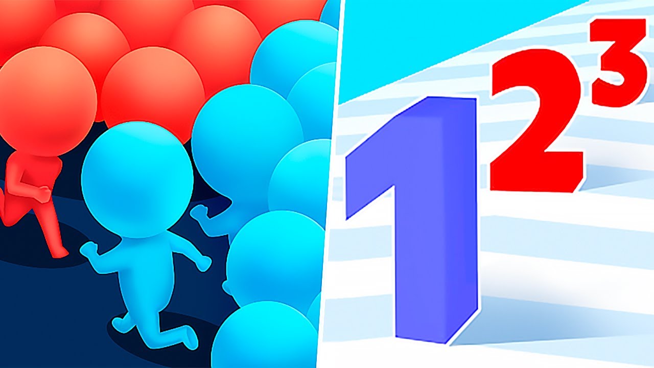 Satisfying Mobile Games: Countmaster, Number Master, Giant Rush!, A-z ...