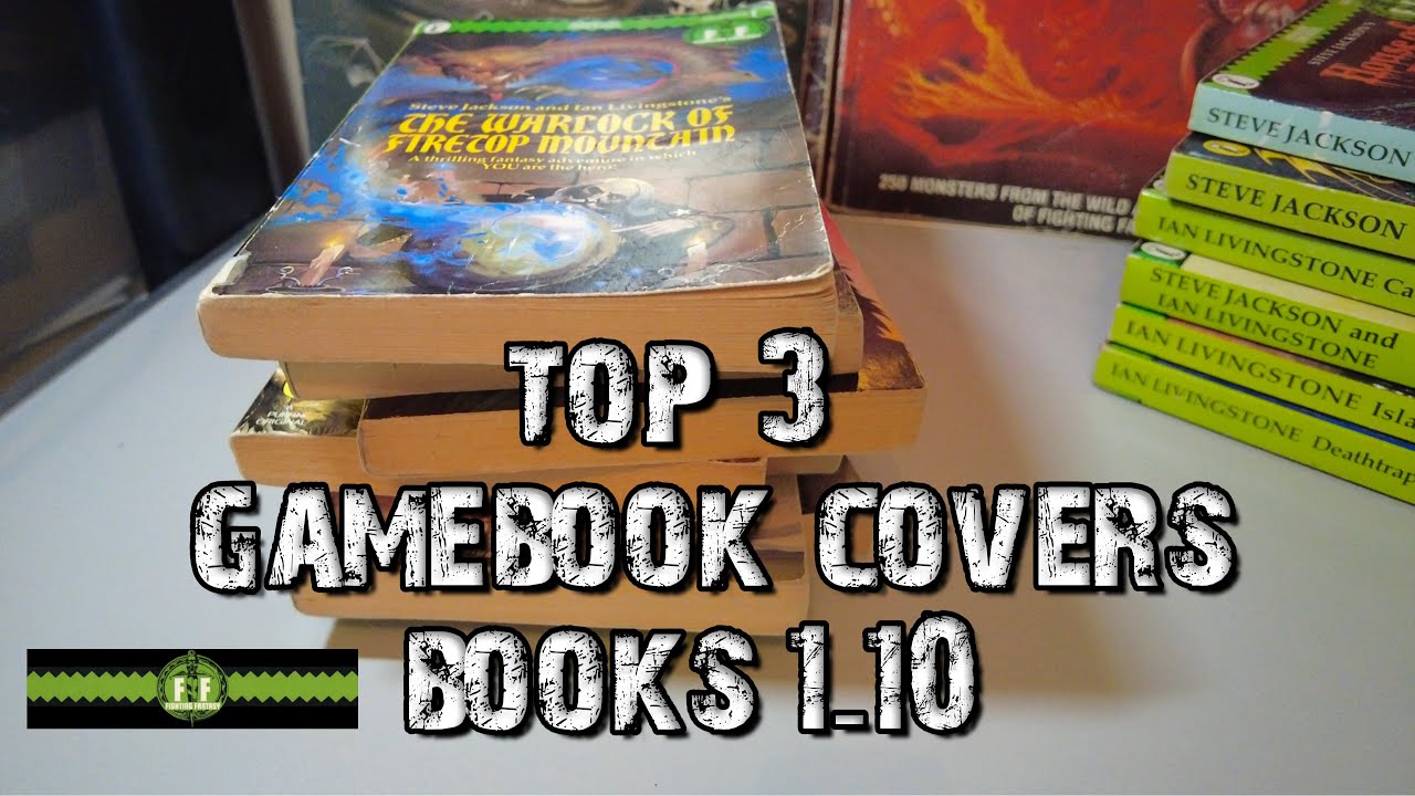 TOP 3 Fighting Fantasy Gamebook Cover Art | Gamebooks 1-10 - YouTube