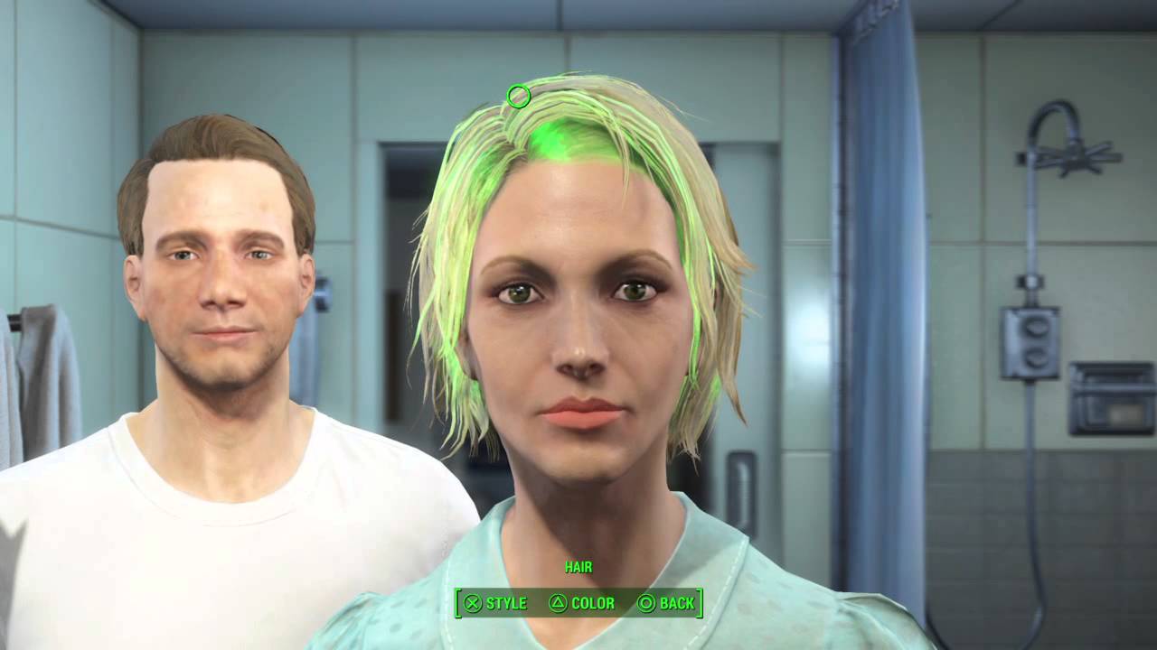 Fallout 4 Character creator PS4 Gameplay - YouTube