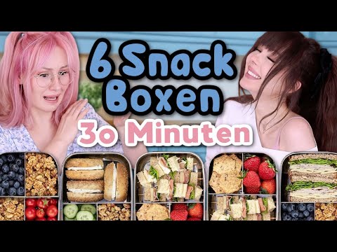 BFF Battle ⚡️ 6 Snackboxen in 30 Minuten ⏰ (wie von Pinterest)
