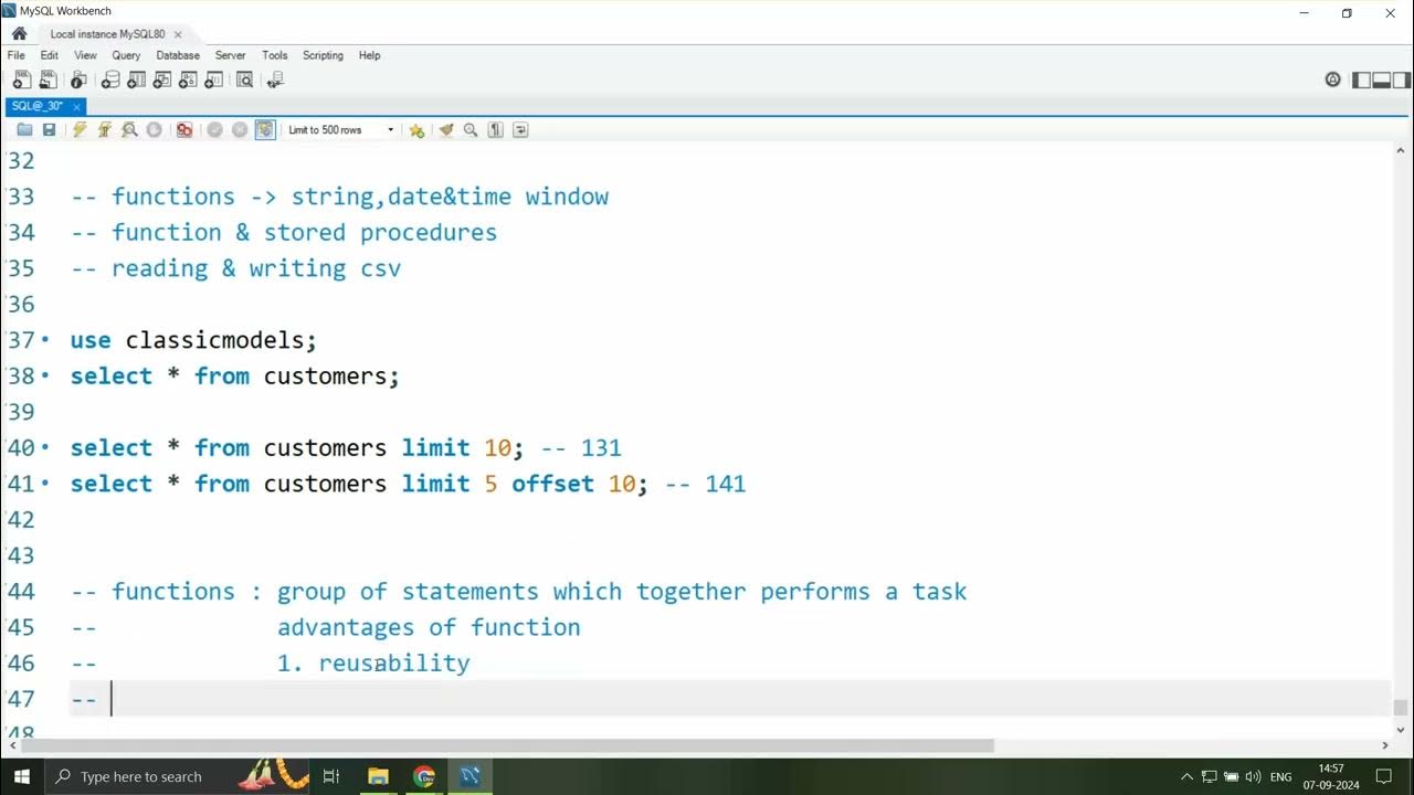 user defined functions in mysql - YouTube