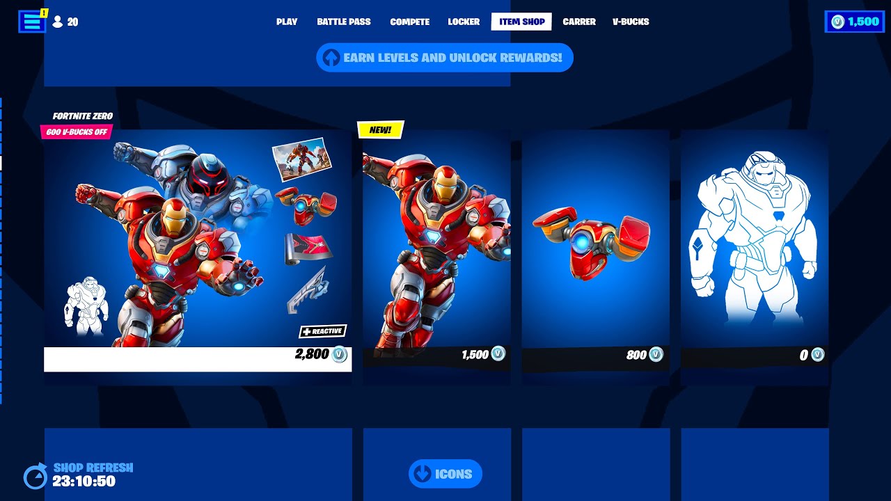 *NEW* IRON MAN ZERO SKIN NOW in FORTNITE! (Season 4) - YouTube