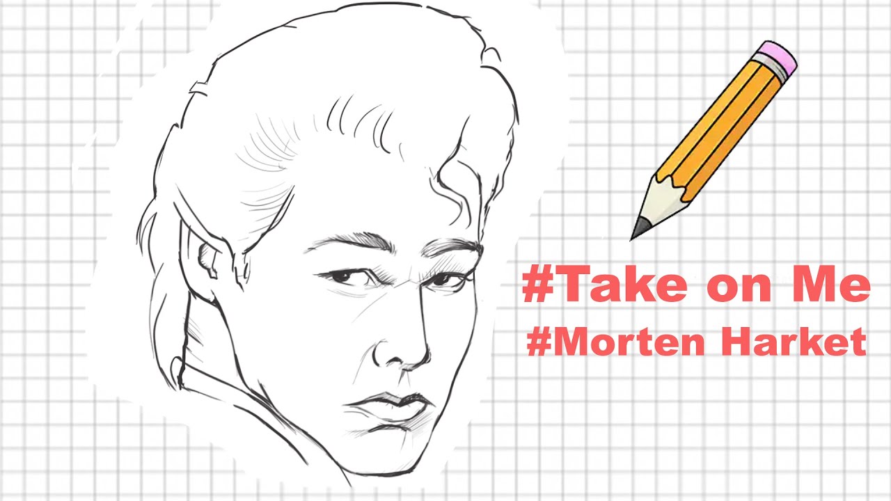 Aha Take On Me Drawing