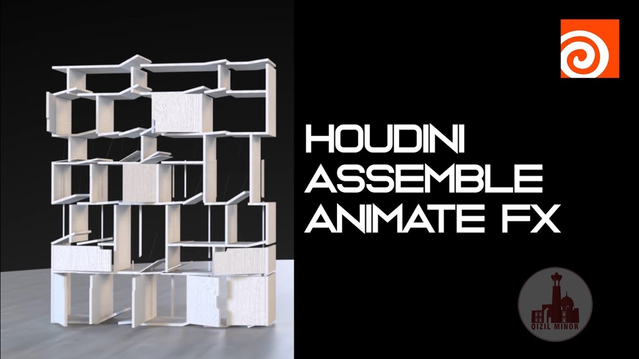 HOUDINI: Assemble FX #houdini, #vfx, #simulation #particles - YouTube