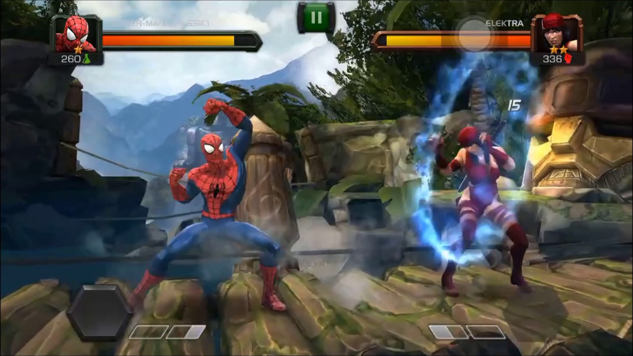 Spiderman vs Elektra - 1 Star vs 2 Star - 260 vs 336 - Event Quest ...