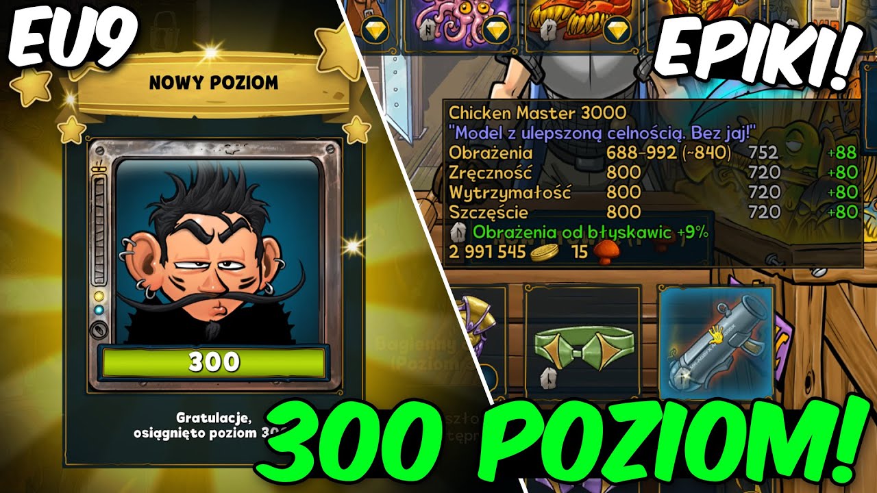 ZWIADOWCA WBIJA 300LVL w WEEKEND EPICKI! - Shakes & Fidget EU9 - YouTube