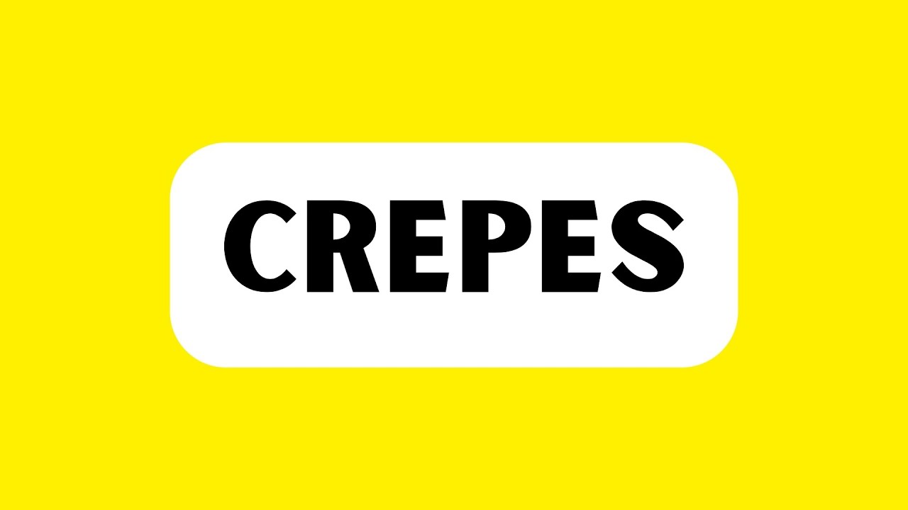 How to Pronounce Crepes (Correctly) - YouTube