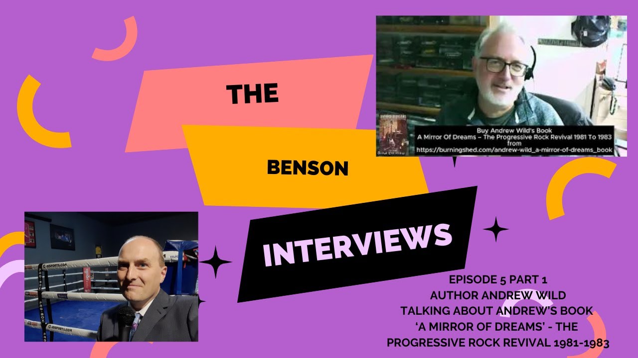 Prog Rock - Prog Rock Book Review - Andrew Wild Author - The Benson ...