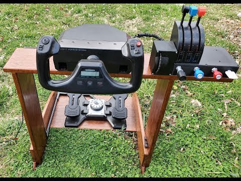 Cherry Flight Simulator Yoke Stand - Time-Lapse - YouTube
