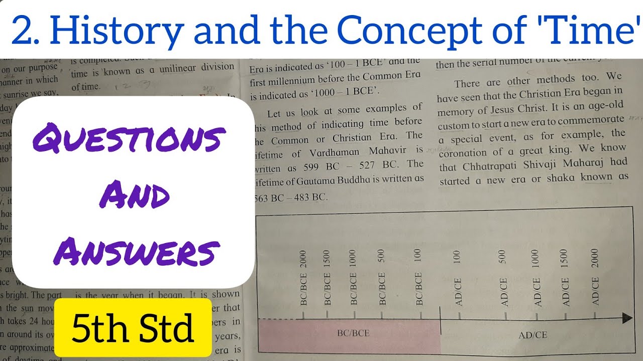 5th Std Evs 2 Chapter 2 History And The Concept Of Time Questions 5th-std-evs-2-chapter-2-history-and-the-concept-of-time-questions