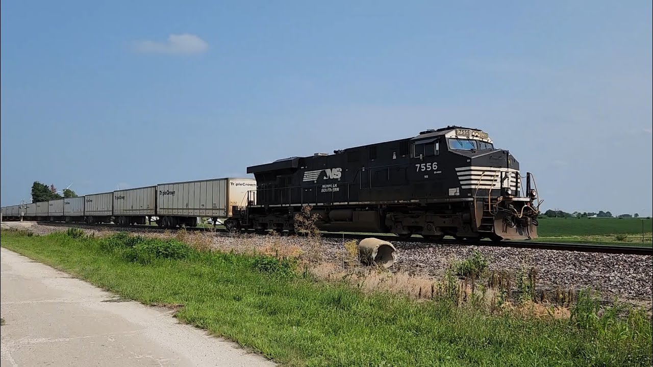 NS 255 near Jacksonville, IL on July 26, 2024 - YouTube