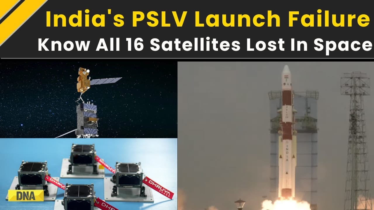 ISRO News: Know All About 16 Satellites Lost In Space After ISRO PSLV ...