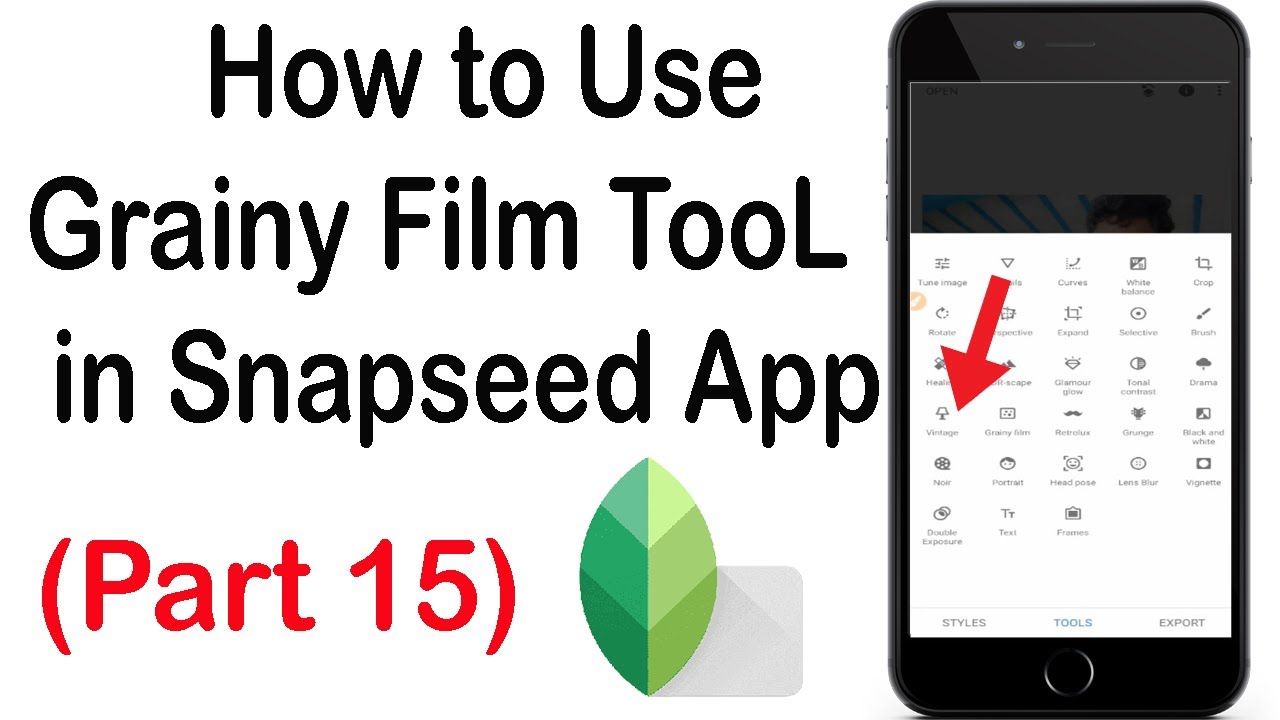 How to Use Grainy Film Tool in Snapseed Photo Editing App | Snapseed ...