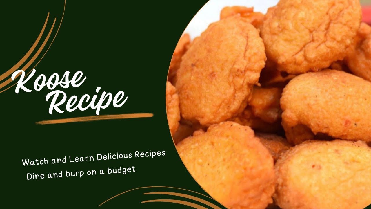 HOW TO MAKE AUTHENTIC KOOSE/AKARA WITH JUST 2-3 INGREDIENTS/ QUICK AND ...