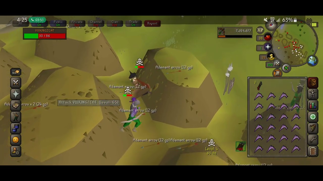 osrs f2p pk why pure range - YouTube