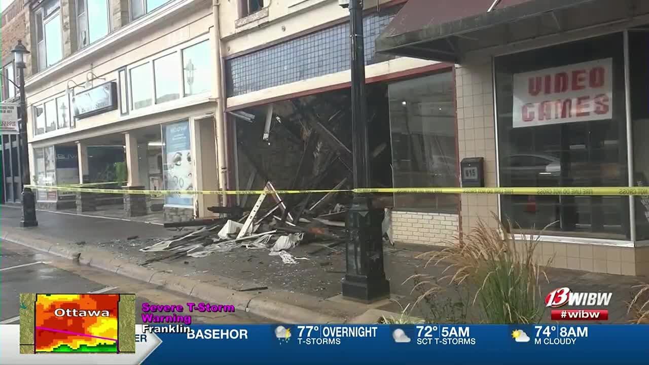 Building collapses, power lines down as Junction City hit hard by ...