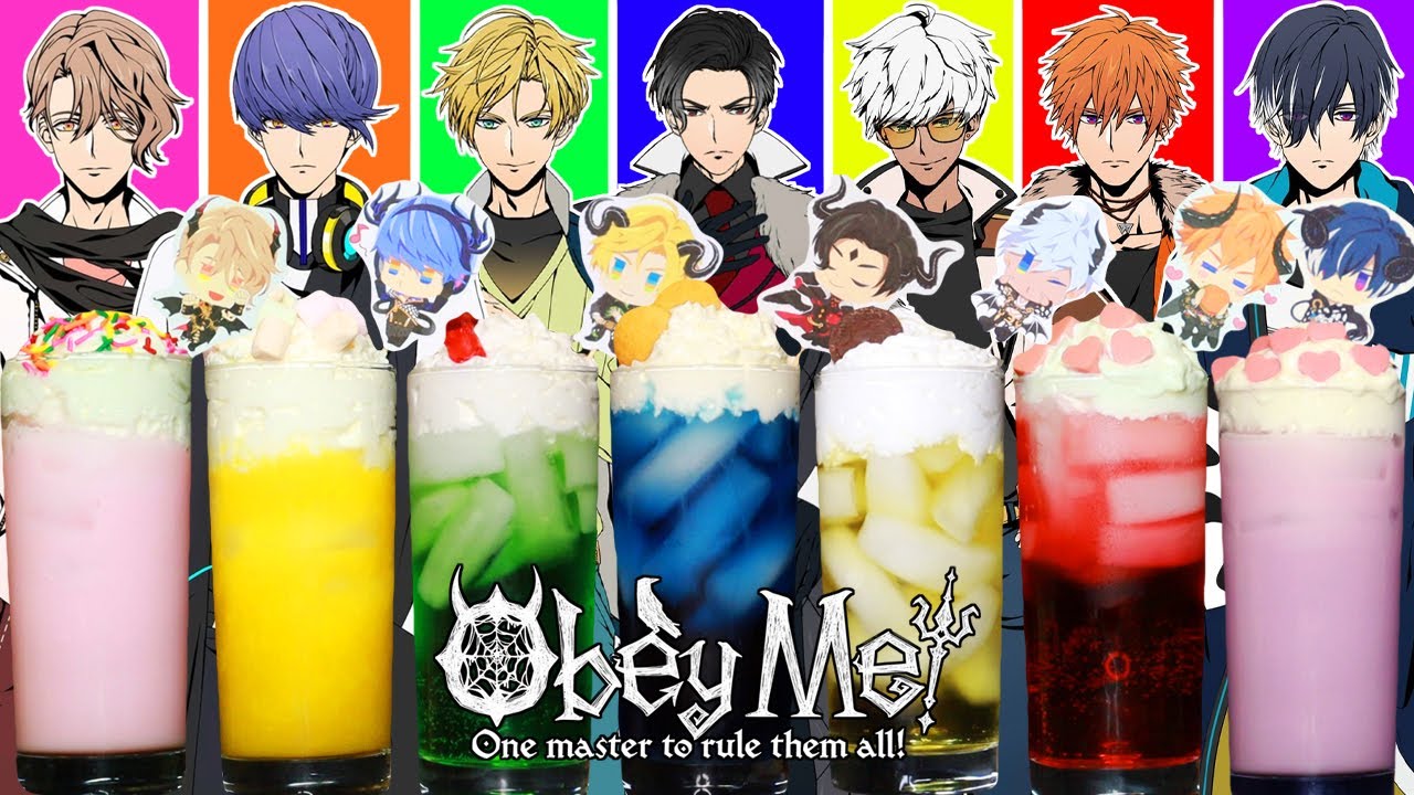 Obey Me! Shall We Date? x Princess Collab Cafe!💖🍷💙🍺💛 Official Recipes ...