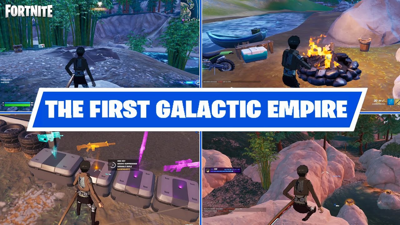 *ALL* The First Galactic Empire Quests | Fortnite - YouTube