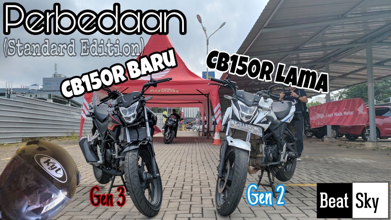 Perbedaan CB150R lama dan CB150R 2018 (Versi Standar) - YouTube