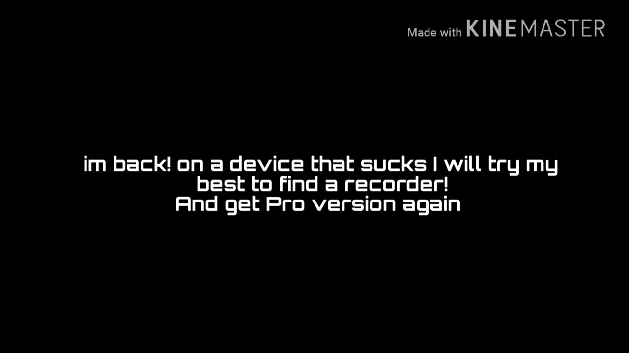 I'M BACK READ DESCRIPTION - YouTube