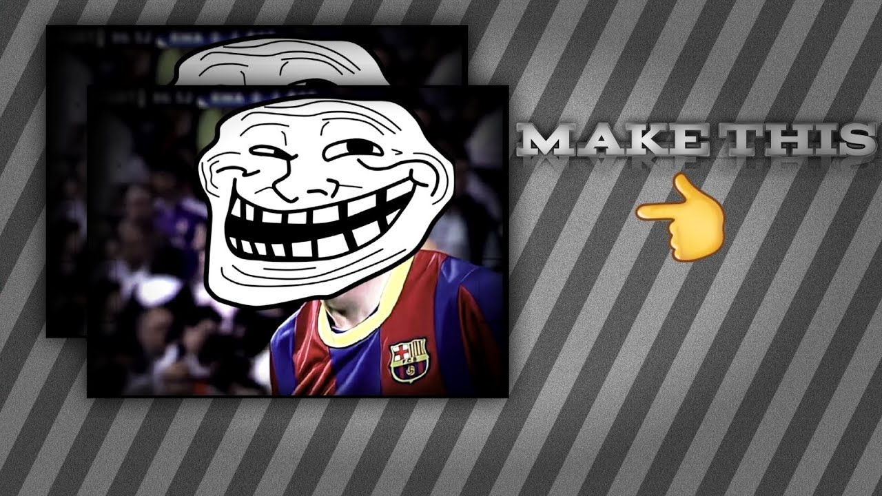 How to make Troll Face Edit [TREND]:- - YouTube