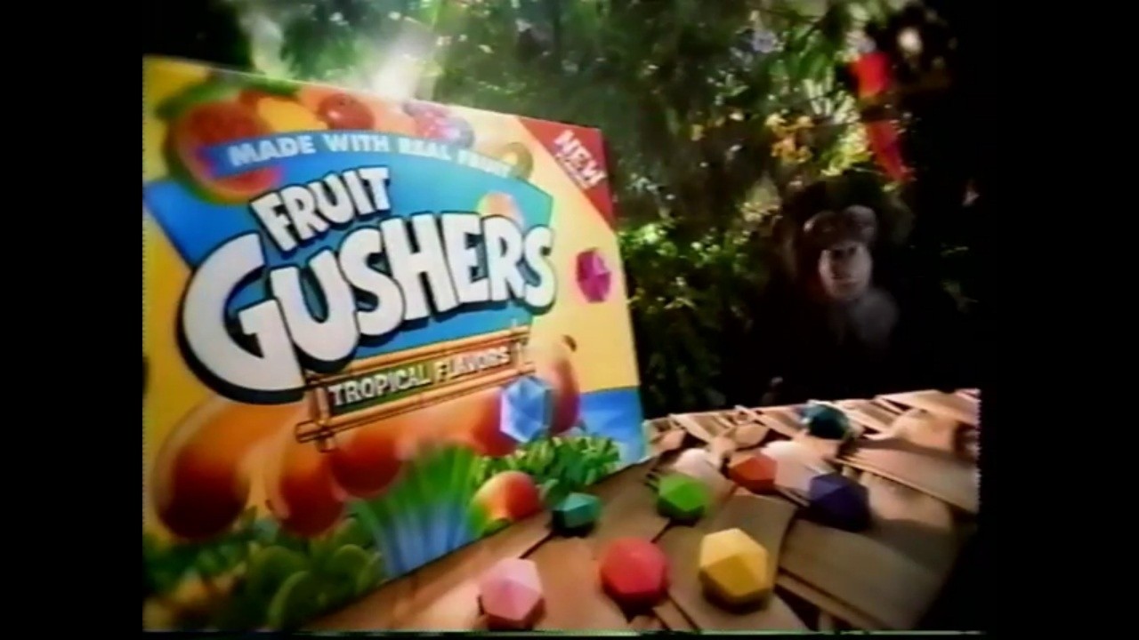 Fruit Gushers (General Mills) TV Commercial - 1999 - YouTube