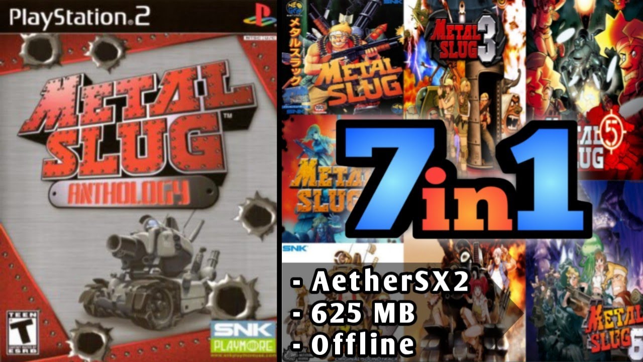 Metal Slug Anthology / PS2 / AetherSX2 / Gameplay + settings - YouTube