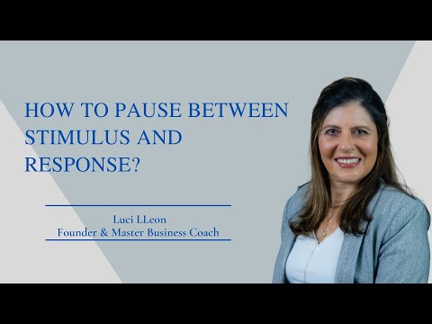 How to Pause between Stimulus and Response? - YouTube