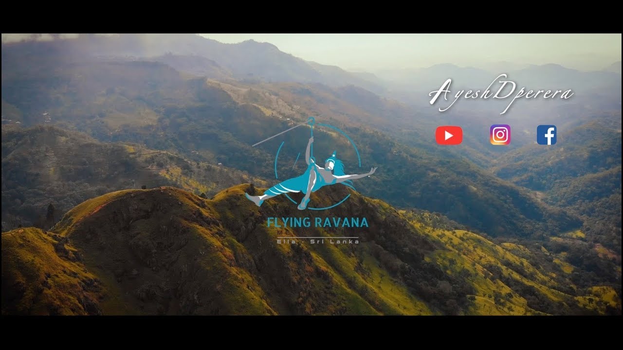 Ella dual zip-line Flying Ravana Sri lanka - YouTube