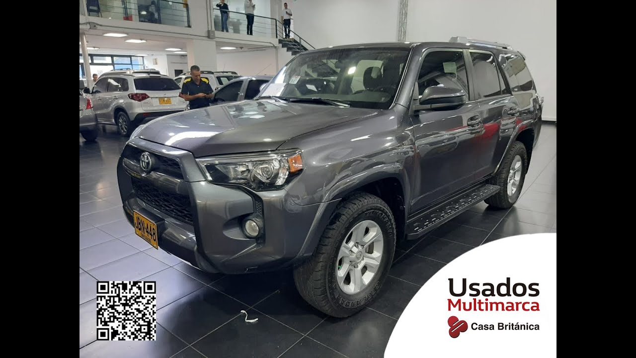 TOYOTA 4 RUNNER SR5 AUTOMATICO 4X4 GASOLINA 4000 2017 GRIS JBN448 - YouTube