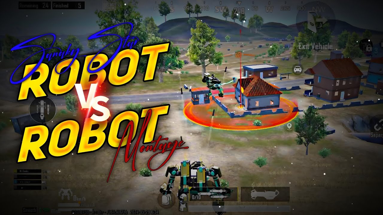 😱Robot vs Robot BGMI Montages |😳 Pubg / Bgmi Faster 1vs4 montage |🔥 ...