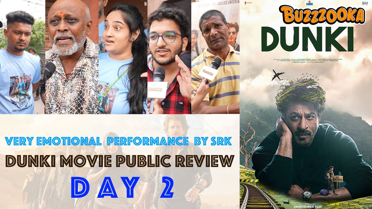 DUNKI Movie I Day2 Public Review I Very Emotional movie I People Cry ...