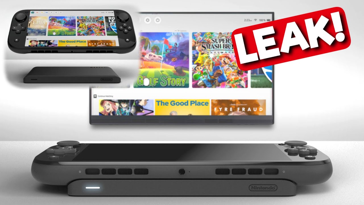 The New Nintendo Switch Pro LEAK! ...Switch Pro In 2021!? - YouTube