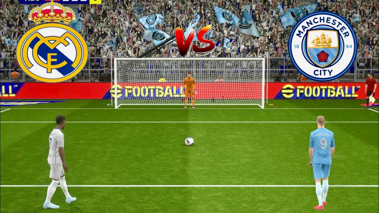eFootball 25 | Manchester City vs Real Madrid Full Penalty Shootout ...