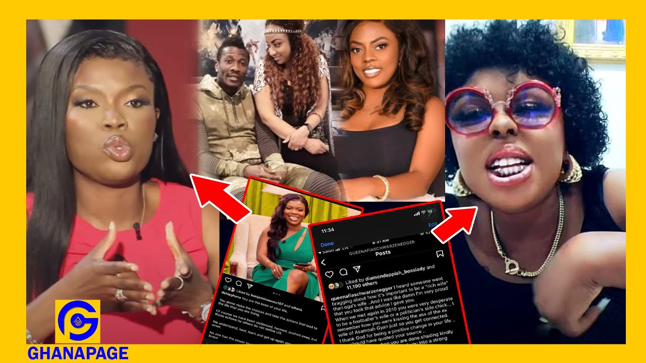 Delay firɛs at Afia Schwar after she exposɛd her & dragged Asamoah's ...