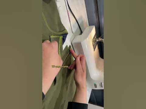 Приливаем молнию к джинсам #шитье #джинсы #молния - YouTube