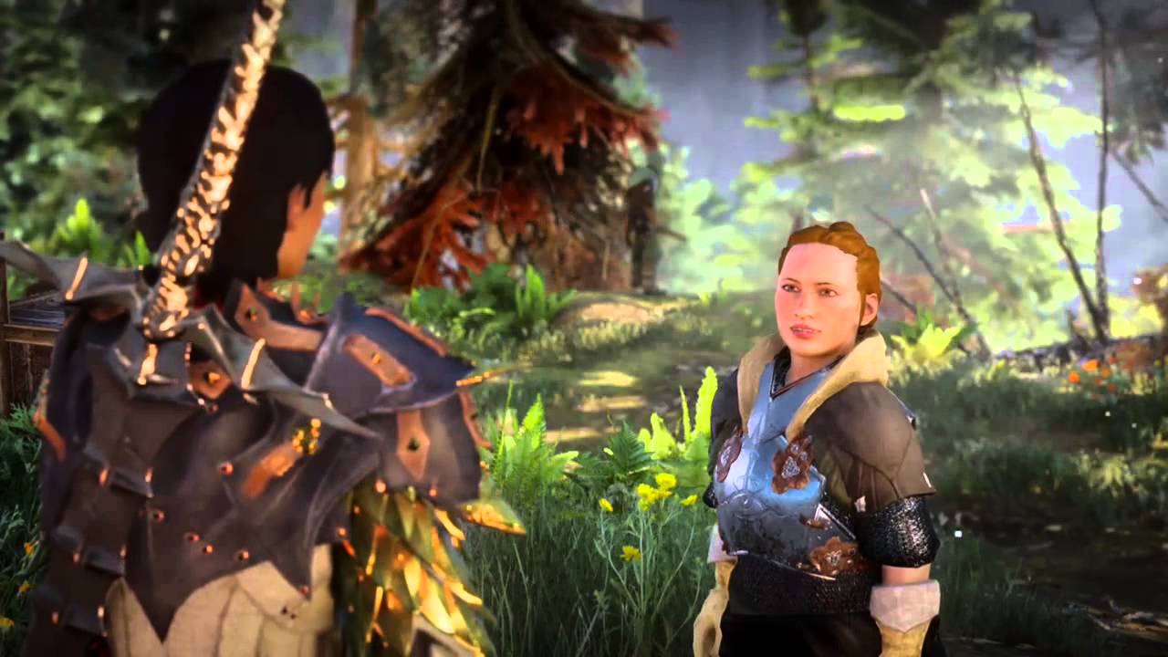 dragon age inquisition: meeting scout harding - YouTube