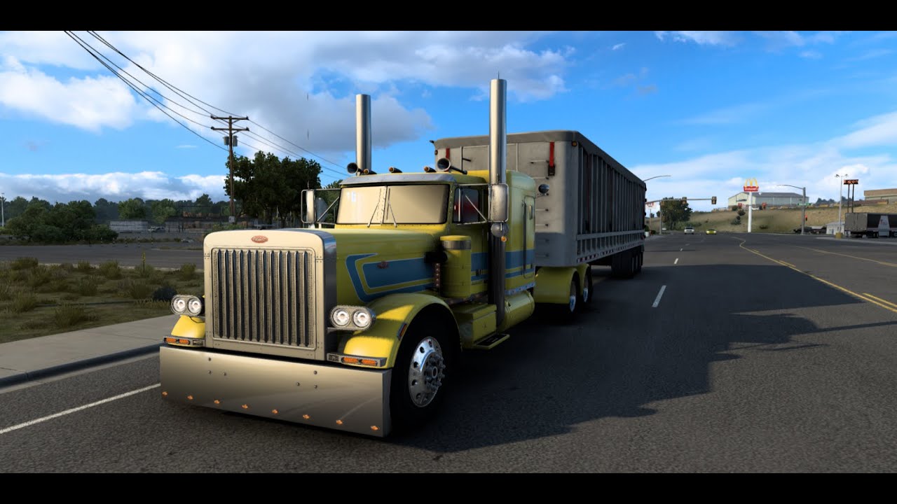 American Truck Sim | Outlaw Peterbilt 359 | Casper to Cheyenne (WY ...