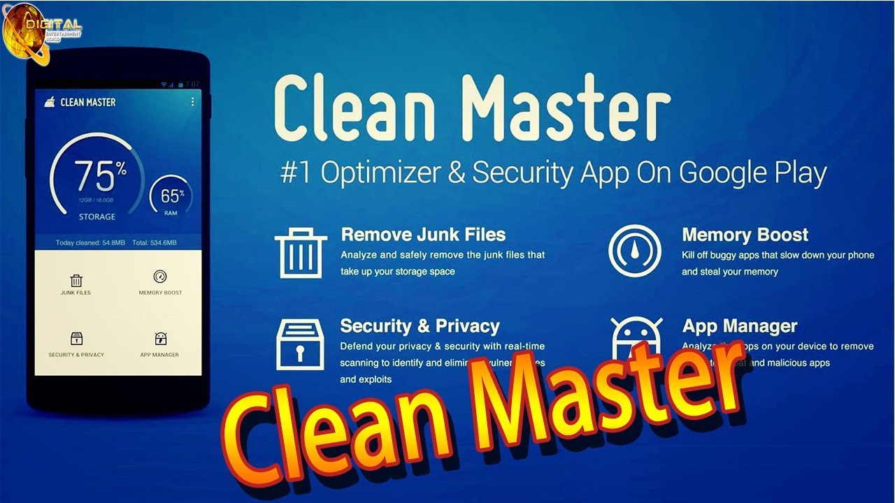 Clean Master | Mobile App | Android | Science & Technology - YouTube