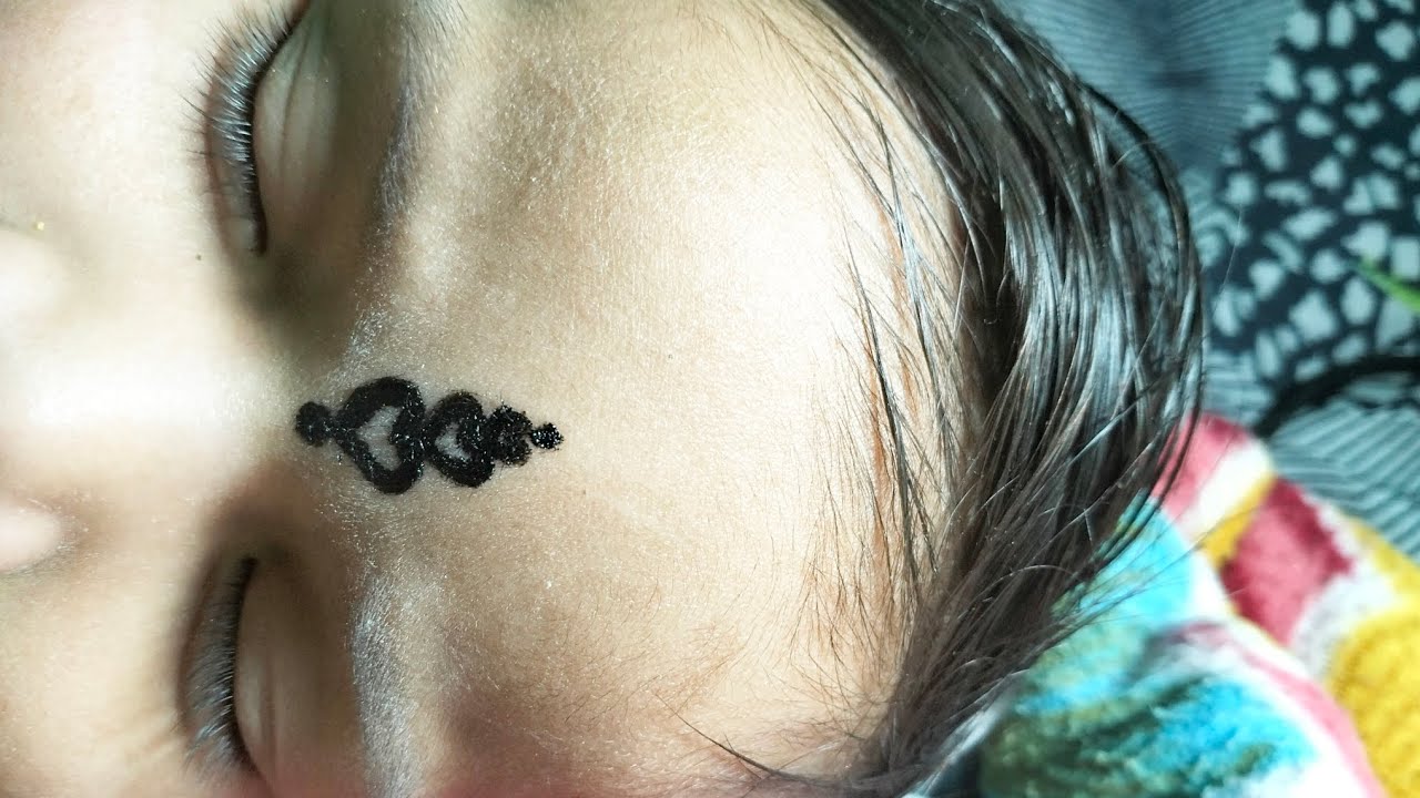 Babies bindi design 🥰|| Beautiful bindi design|| Easy & simple bindi ...