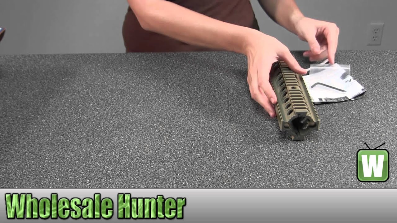 Troy Industries 10" MRF-MX Battle Rail Flat Dark Earth SRAI-MRF-M1FT-00 ...