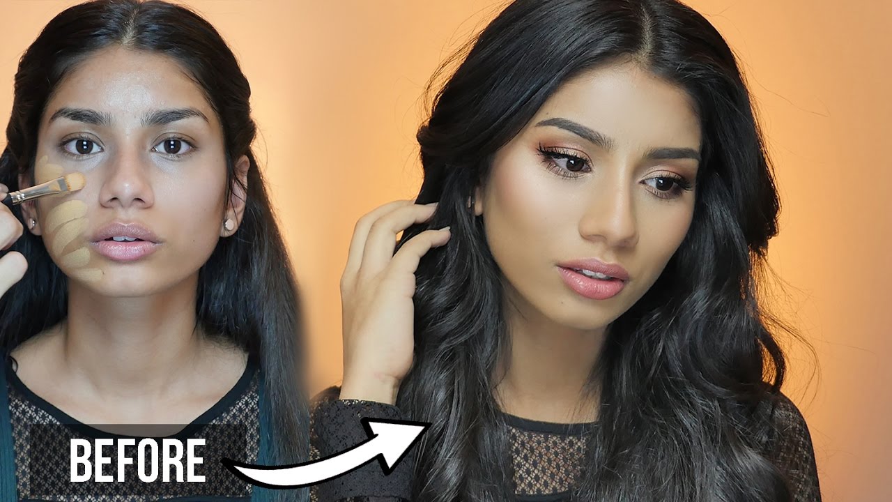 How to look Super Gorgeous! with less makeup - YouTube