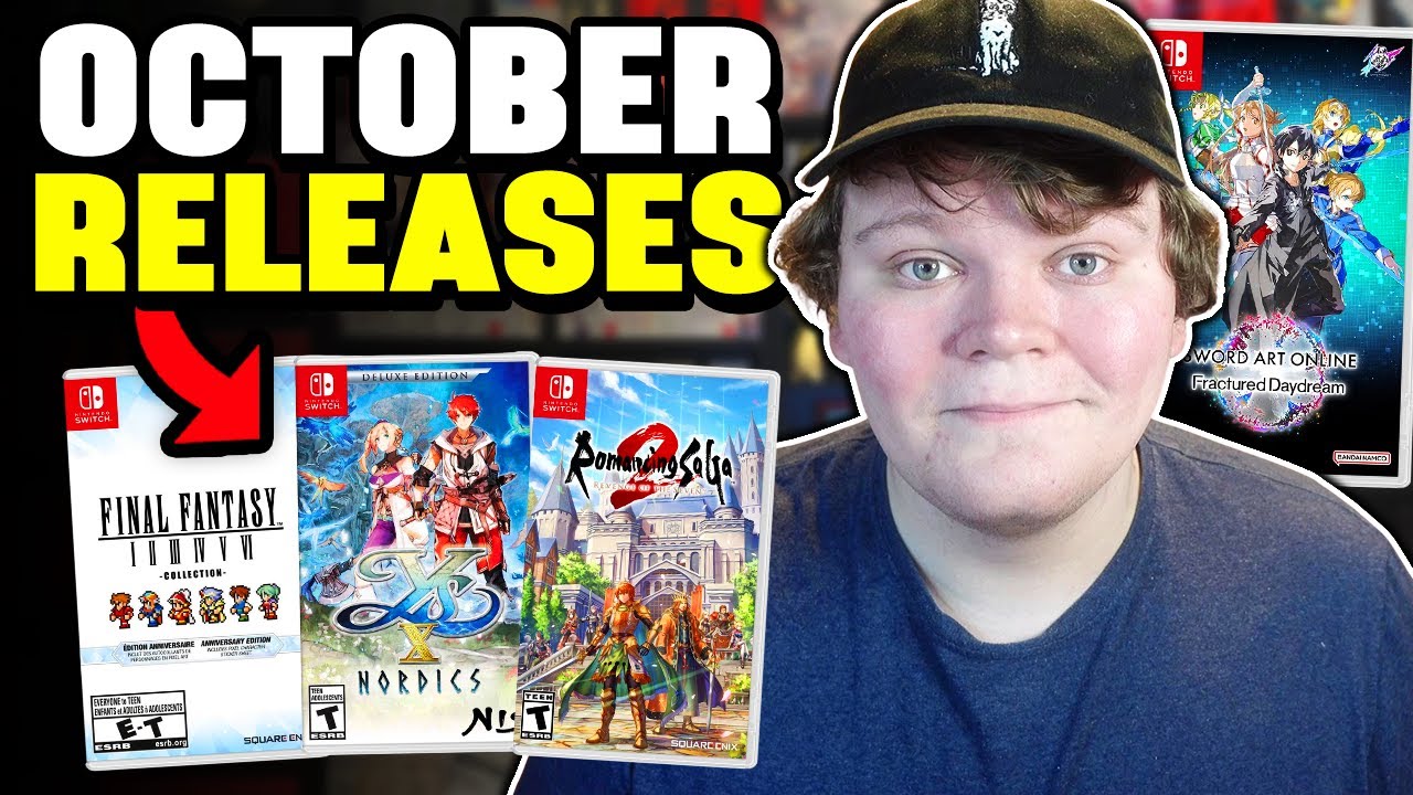 20 NEW Nintendo Switch PHYSICAL Games Releasing In October! - YouTube