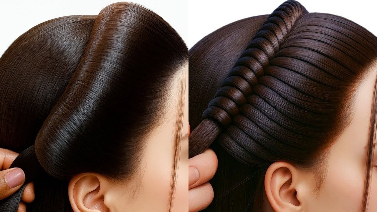 Easy Stylish hairstyle - New hairstyle for girls | Trending hairstyle ...