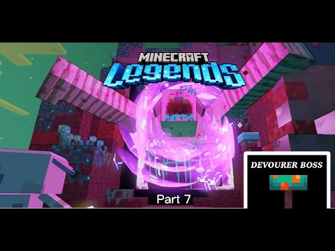 Tim Plays Minecraft Legends - Part 7: Devourer Boss Battle - YouTube