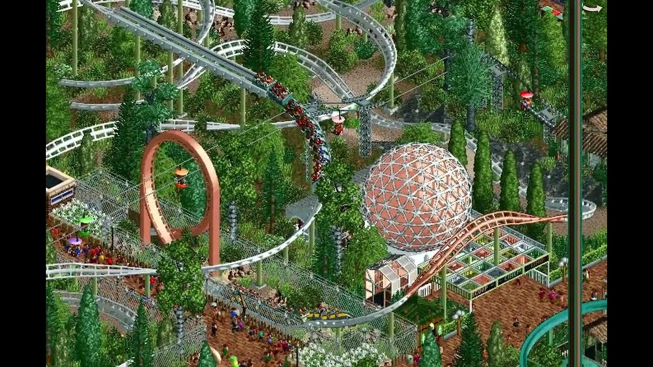 Launched Looping Coaster (RCT Classic) - YouTube