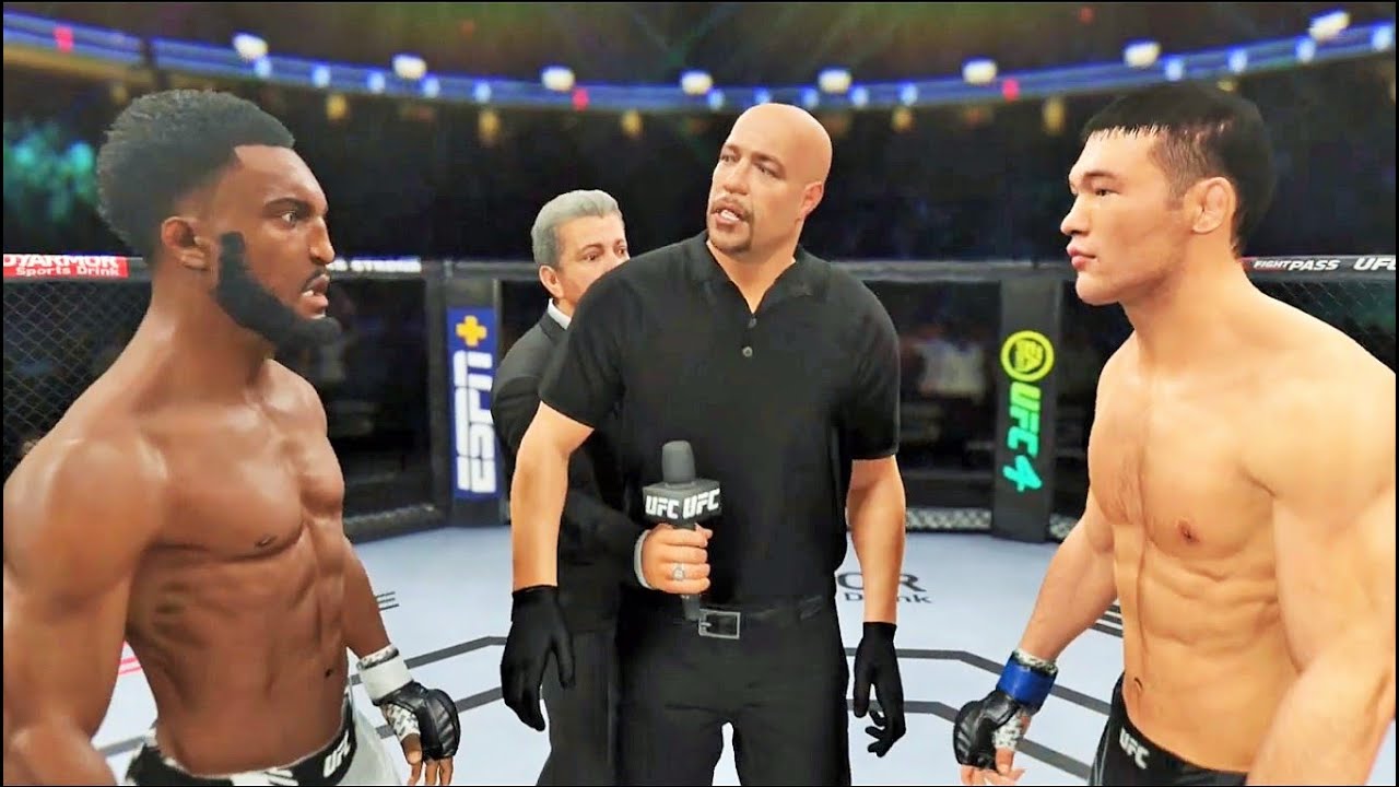 Geoff Neal vs Shavkat Rakhmonov Full Fight - UFC 4 Simulation - YouTube